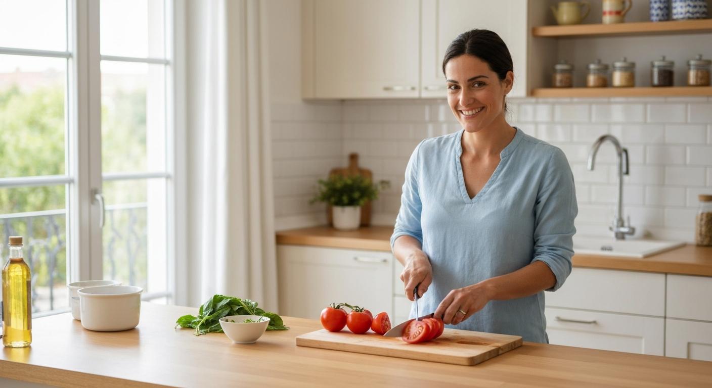 Menu settimanale mediterraneo: come mangiare sano con poco tempo